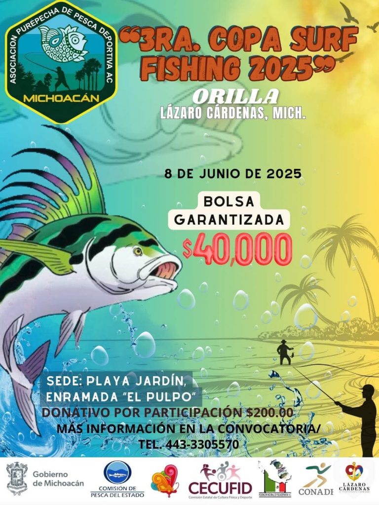 Anuncian 3ra. Copa Surf Fishing 2025 en LC